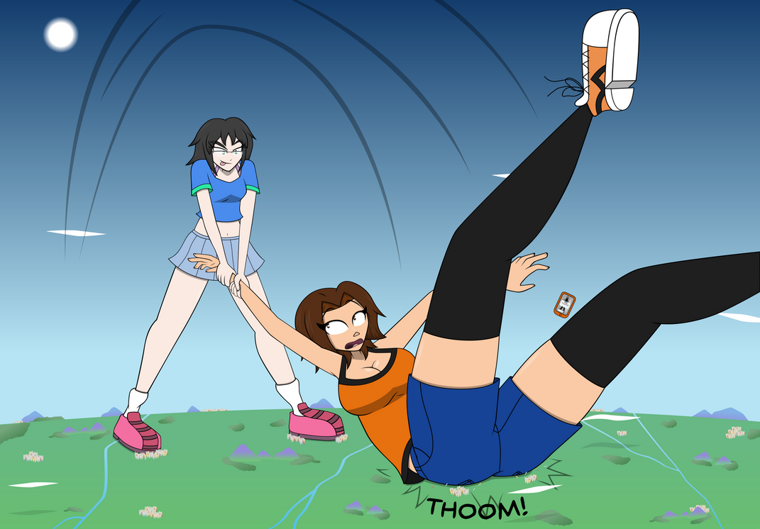 Erika Vs Jenny Art Trade By Misterj02 On Deviantart