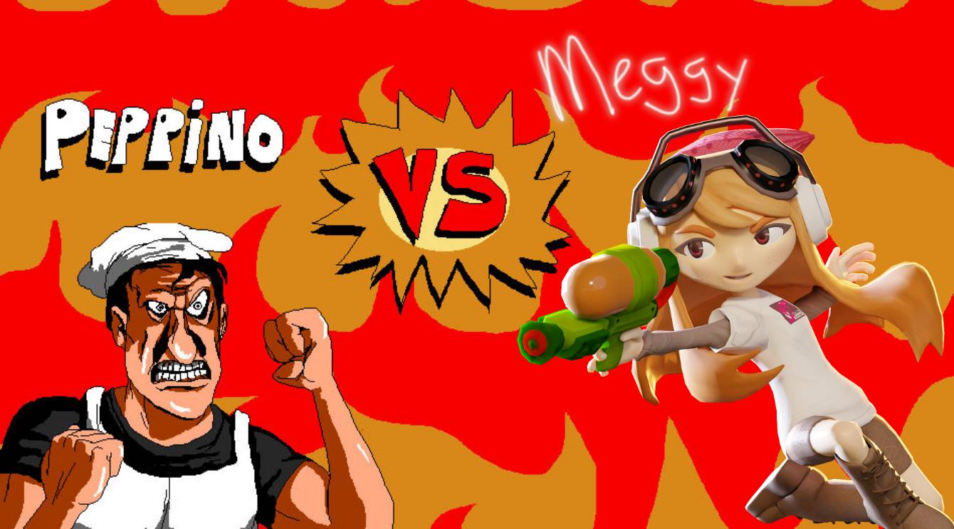 Peppino vs meggy spletzer by KawaiiJosie on DeviantArt Peppino vs meggy spletzer by KawaiiJosie on DeviantArt