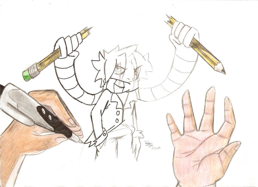 DON'T DRAW ME -colored- by gjbmb678 on DeviantArt