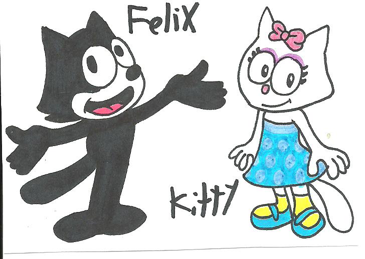 Felix Cat And Kitty Kat By Cmara On Deviantart