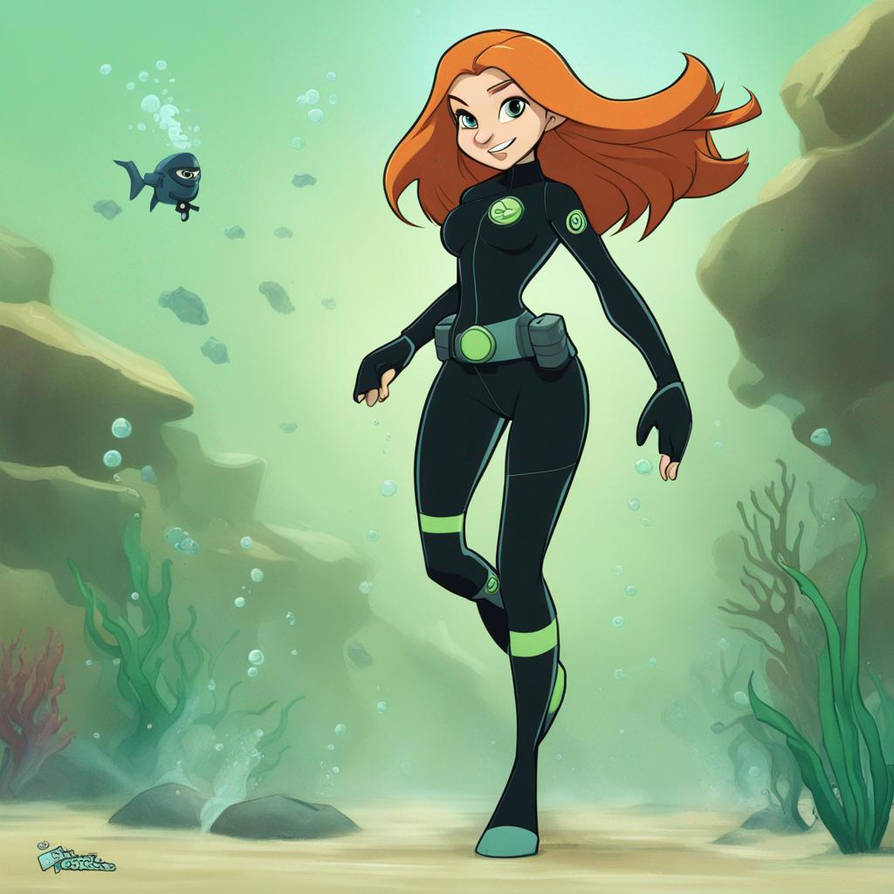 Kim Possible Scuba Diving Full Body Shot By Briancro On Deviantart