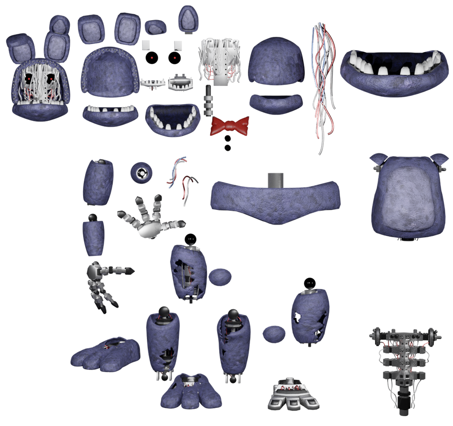 Withered Bonnie Resources By Hujicespeeder On Deviantart