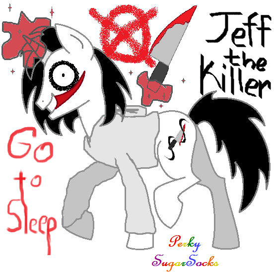 Mlp Jeff The Killer By Perky Sugarsocks On Deviantart