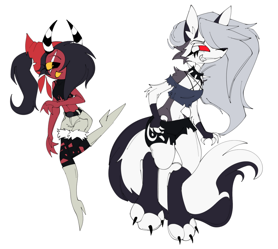Sallie May And Loona By Valxxn9 On Deviantart