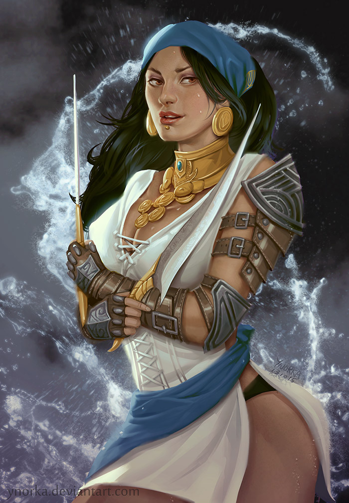 Dragon Age Isabela Concept Art