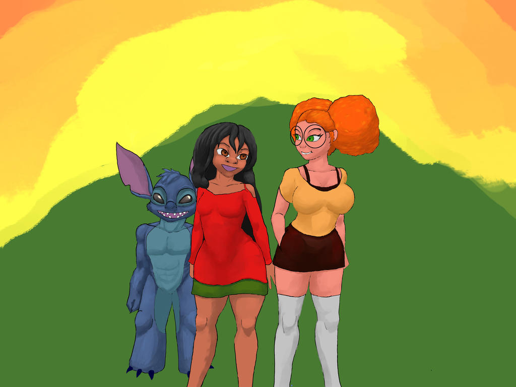 Lilo Mertle Stitch Poster By Datguyisgood On Deviantart