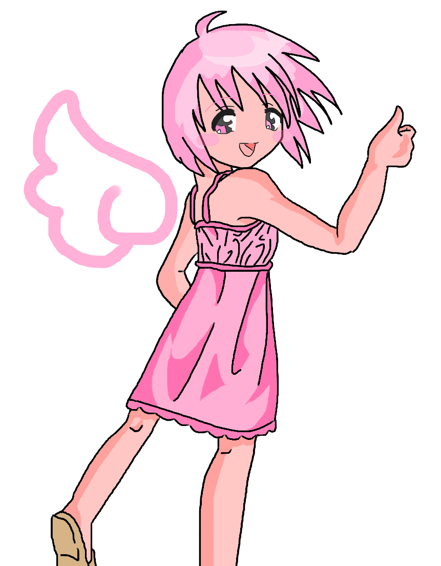 Cute Pink Girl By Barry Nguyen123 On Deviantart