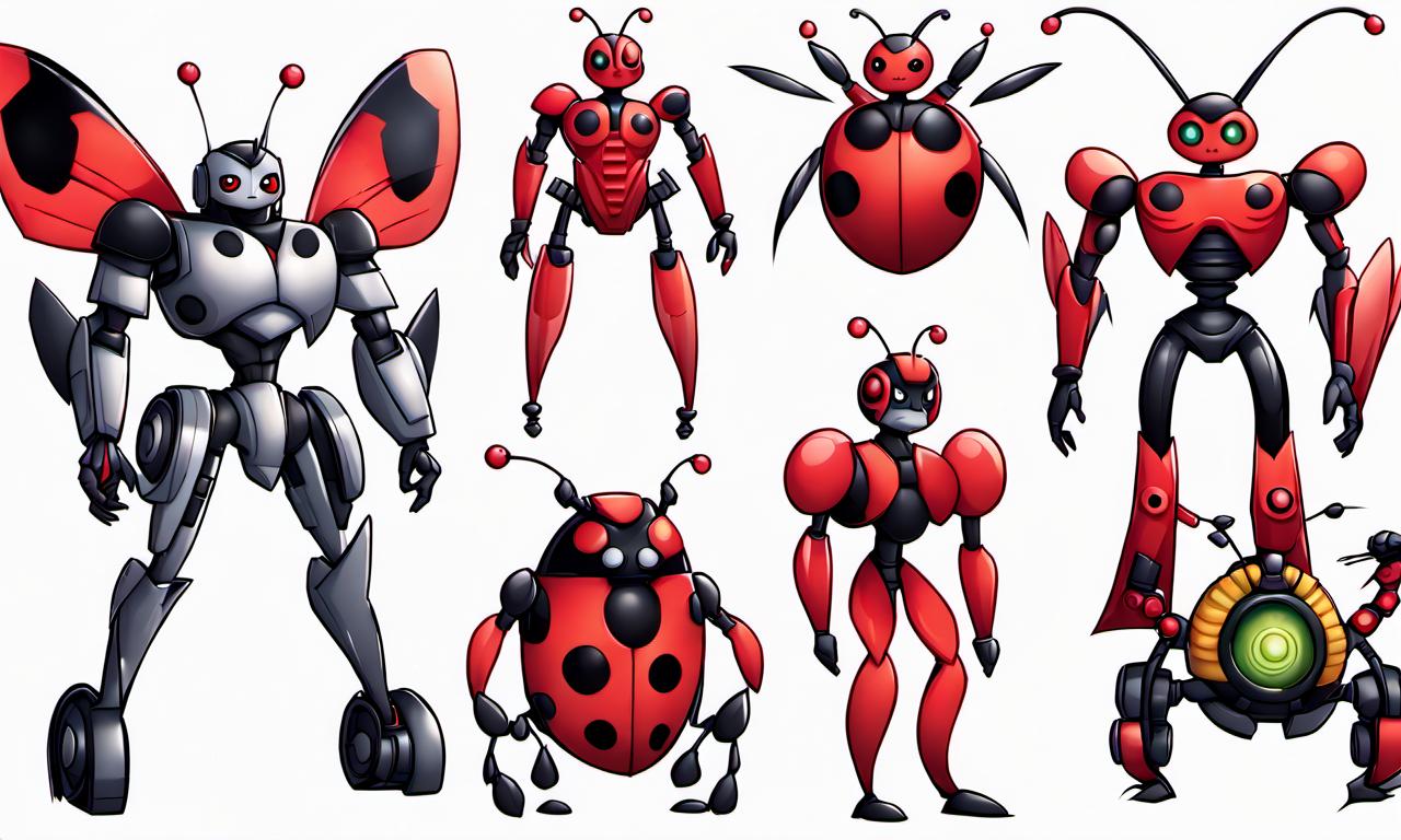Ladybug Transformer Bug And Robot Forms By Bookman333 On Deviantart