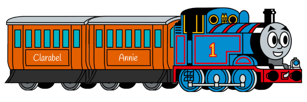 Thomas Con Annie Y Clarabel By Nehuen05ss On Deviantart