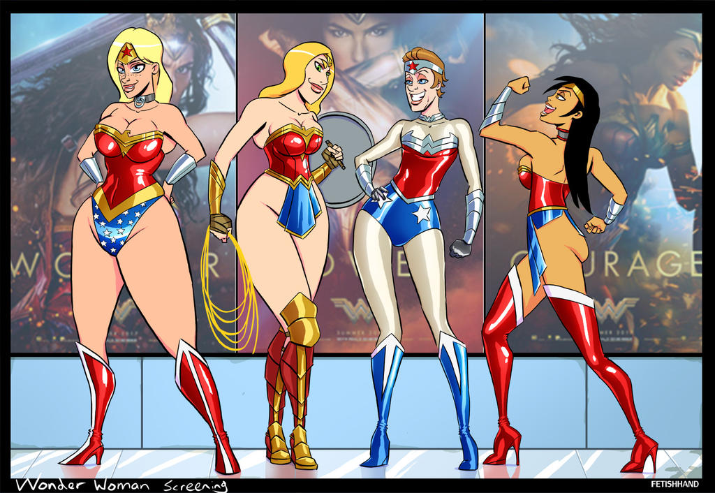 The Latex Couple Wonder Woman By Fetishhand On Deviantart