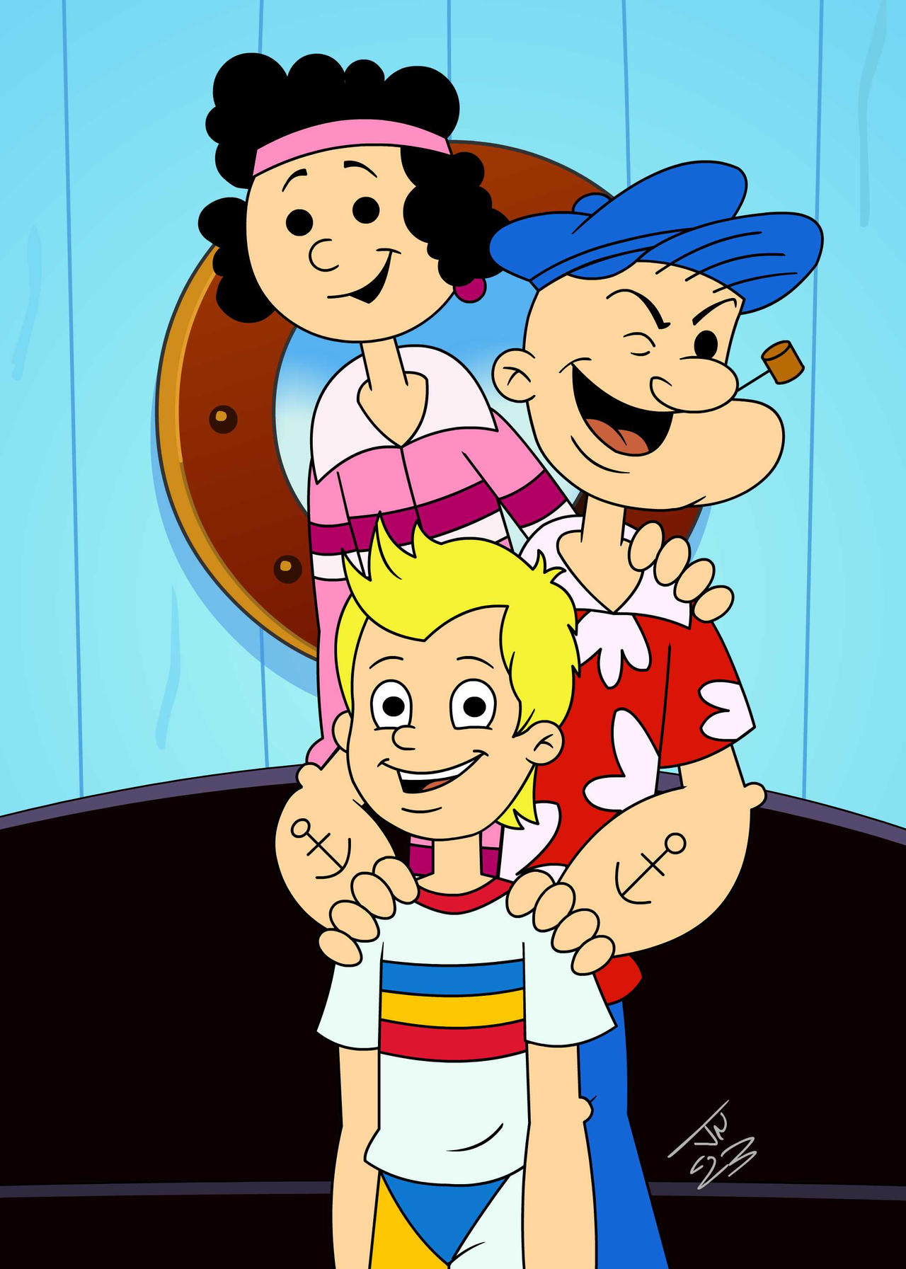 Popeye And Son By Jettmanas On Deviantart
