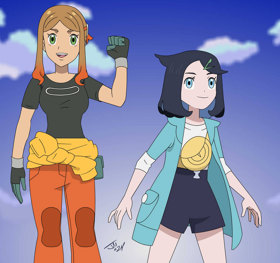 Orla And Liko Pokemon Horizons By Jettmanas On Deviantart
