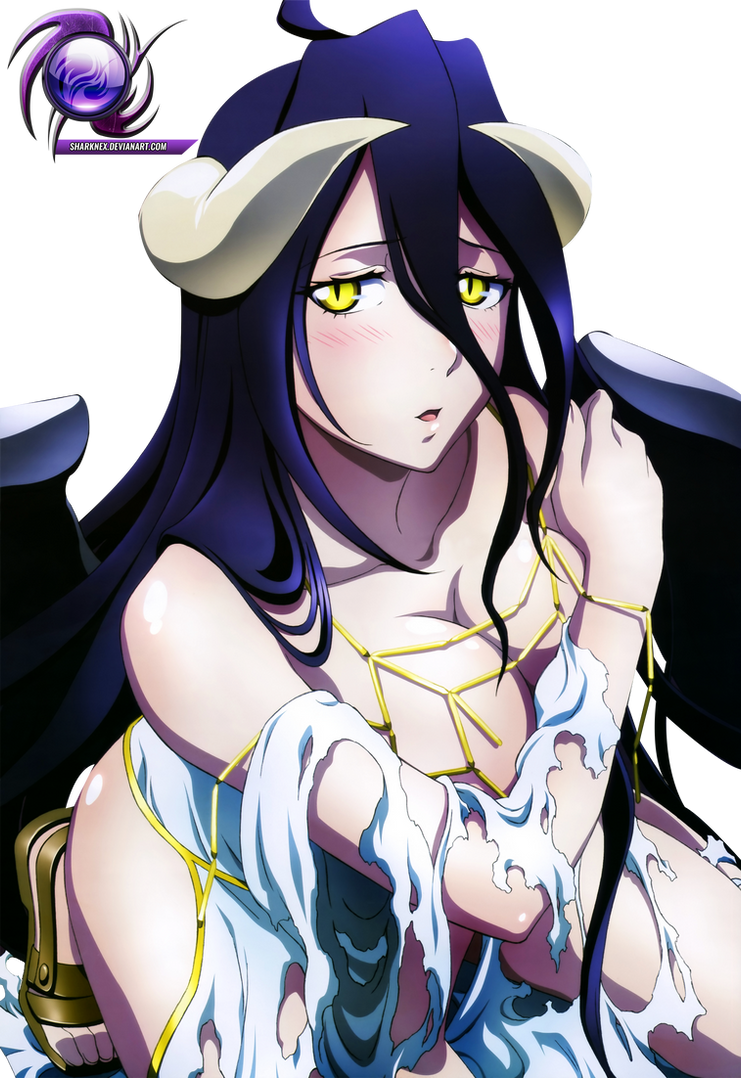 Overlord Albedo Render By Sharknex On Deviantart