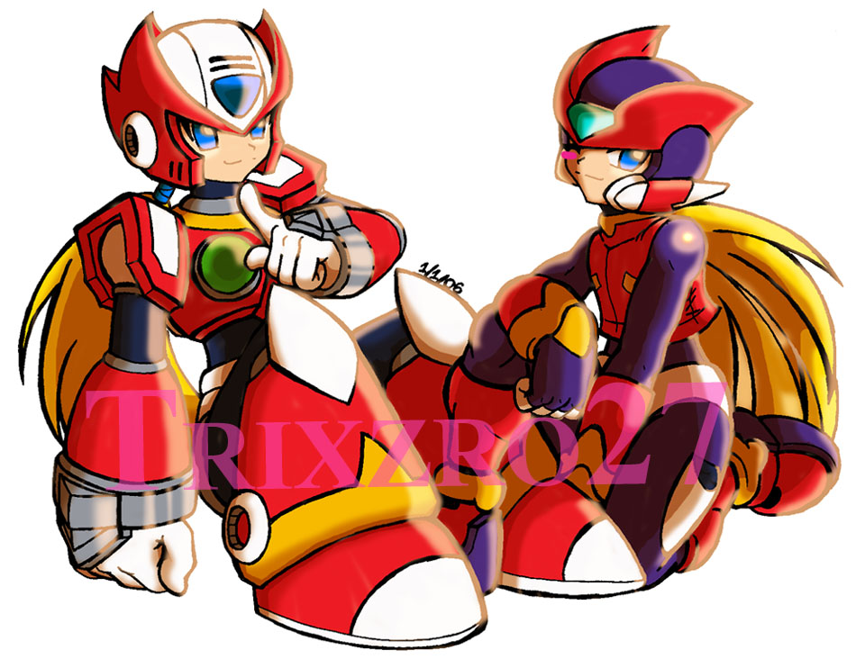 Zero in MMX and Zero in MMZ by trixzro27 on DeviantArt