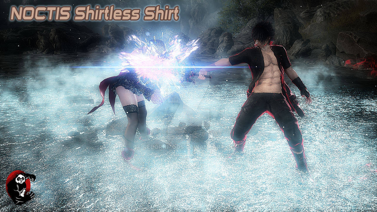 Tekken 7 Char Mod Noctis Shirtless Shirt By Rebornmods On Deviantart