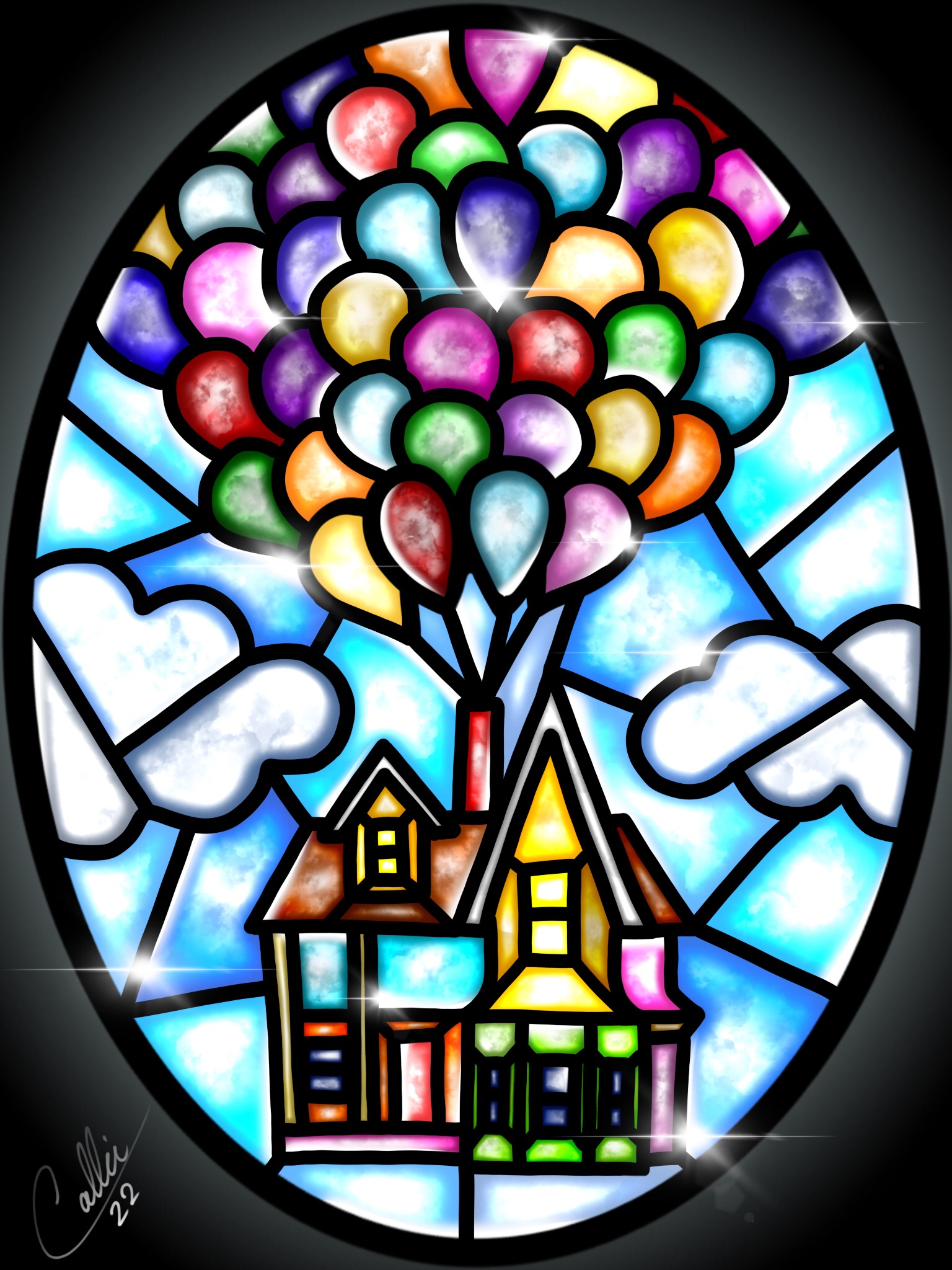 Stained Glass Up by CallieClara on DeviantArt Stained Glass Up by CallieClara on DeviantArt