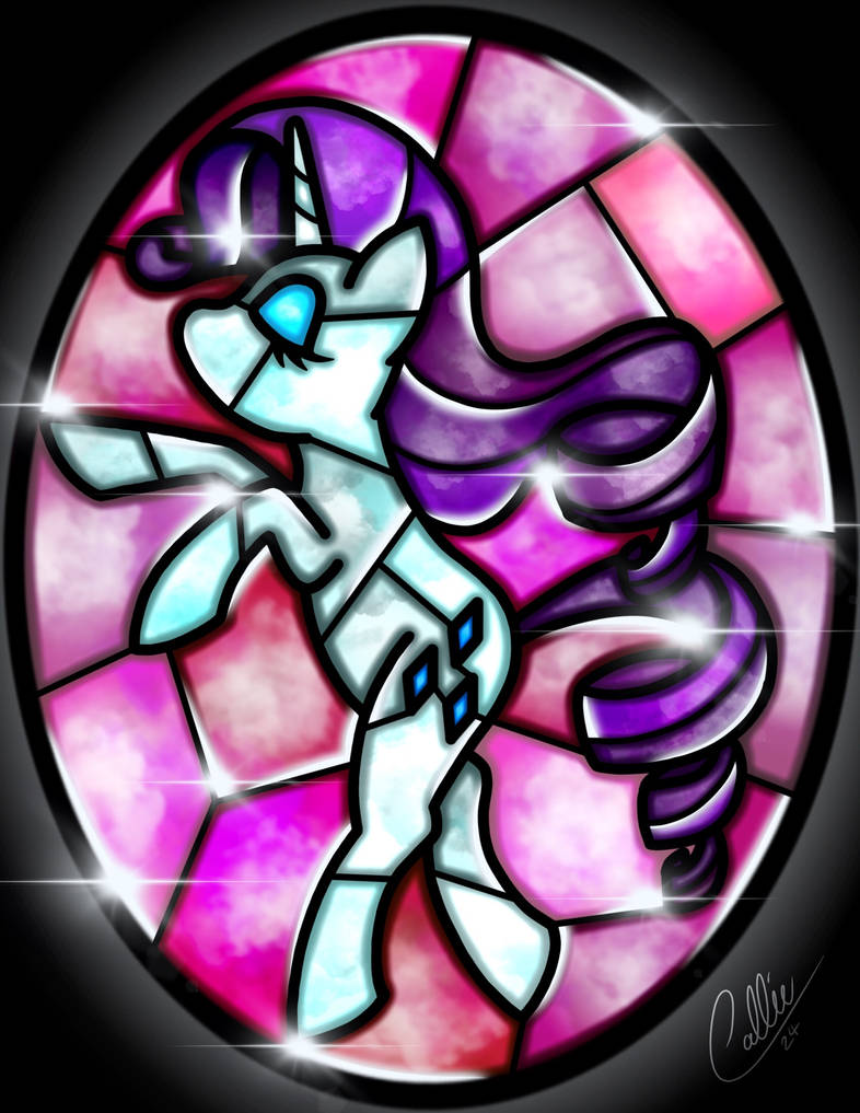 Stained Glass Rarity by CallieClara on DeviantArt Stained Glass Rarity by CallieClara on DeviantArt
