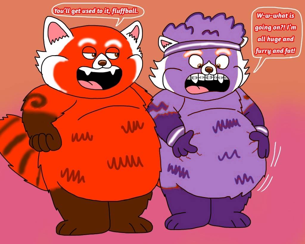 Tylers Fat Red Panda Form By Frost4556 On Deviantart