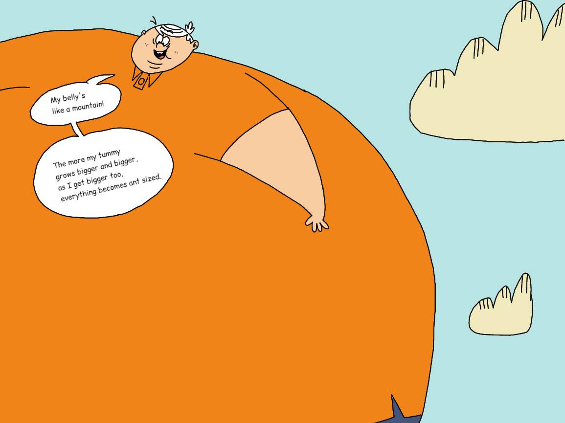 Lincoln Loud The Growing Fat Giant By Frost4556 On Deviantart