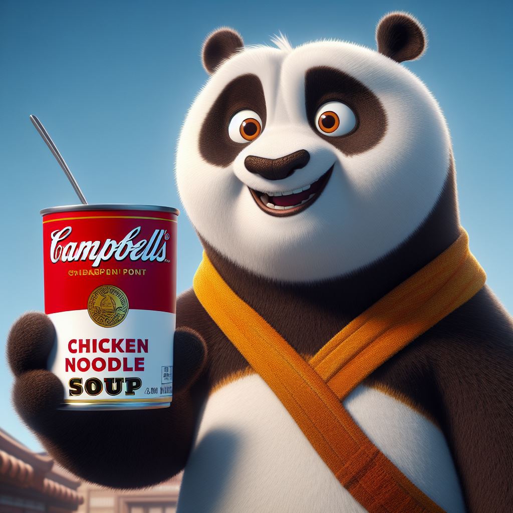 Po Holding Campbells Chicken Noodle Soup By Alteregobro On Deviantart