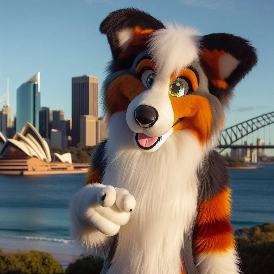 Anthro Lassie In Australia By Alteregobro On Deviantart
