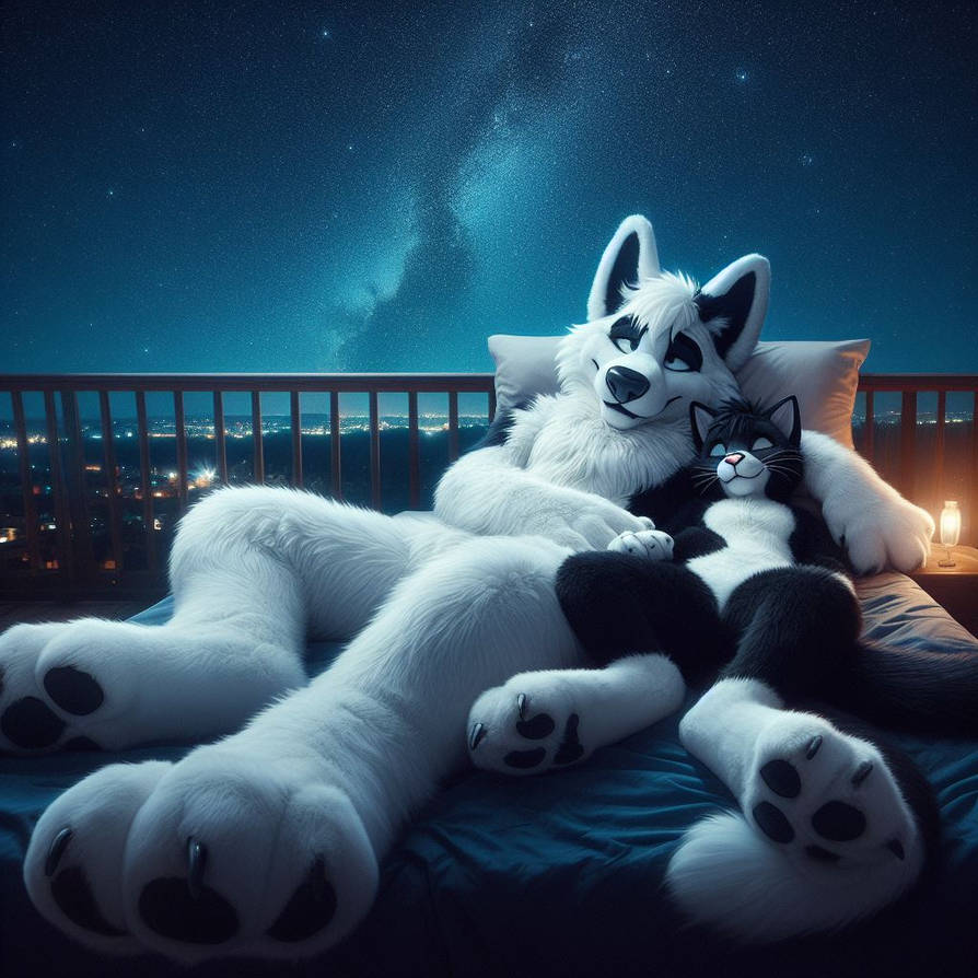 Bolt And Mittens Sleep Under The Stars By Alteregobro On Deviantart