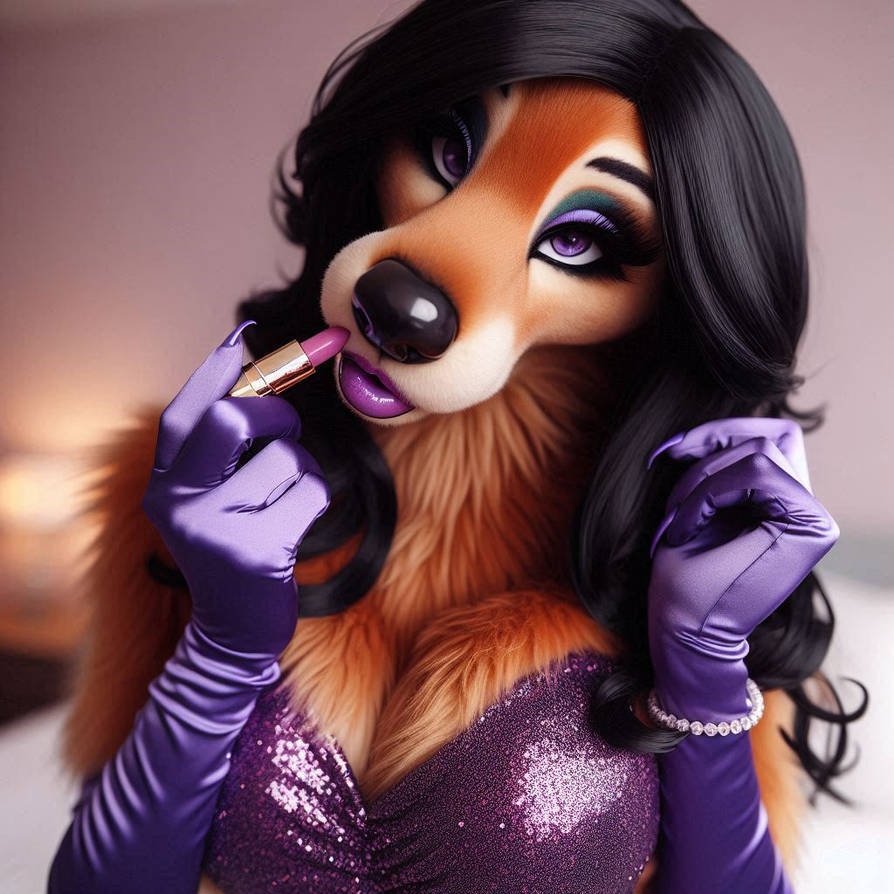 ruby applying lipstick by alteregobro on DeviantArt ruby applying lipstick by alteregobro on DeviantArt
