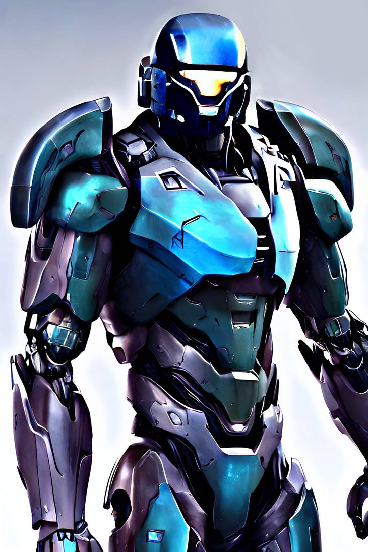 Halo Suit Concept Art By Dawn Ai By Marcelosilvaart On Deviantart