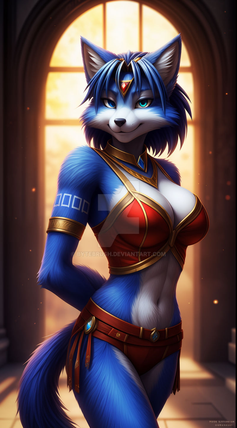 Anthro Krystal From Star Fox 109 By Bytebrush On Deviantart