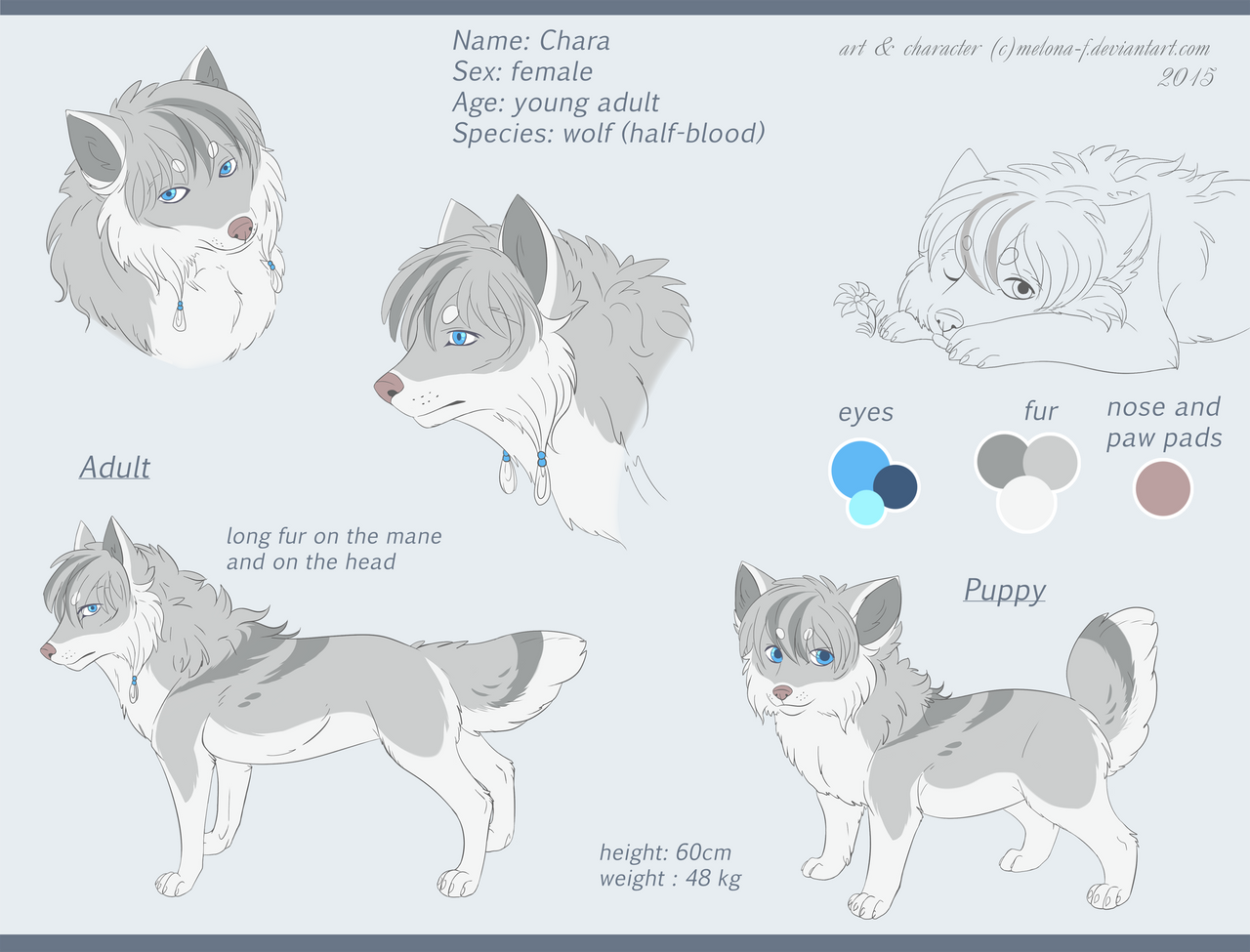 Chara Ref Sheet By Melona F On Deviantart