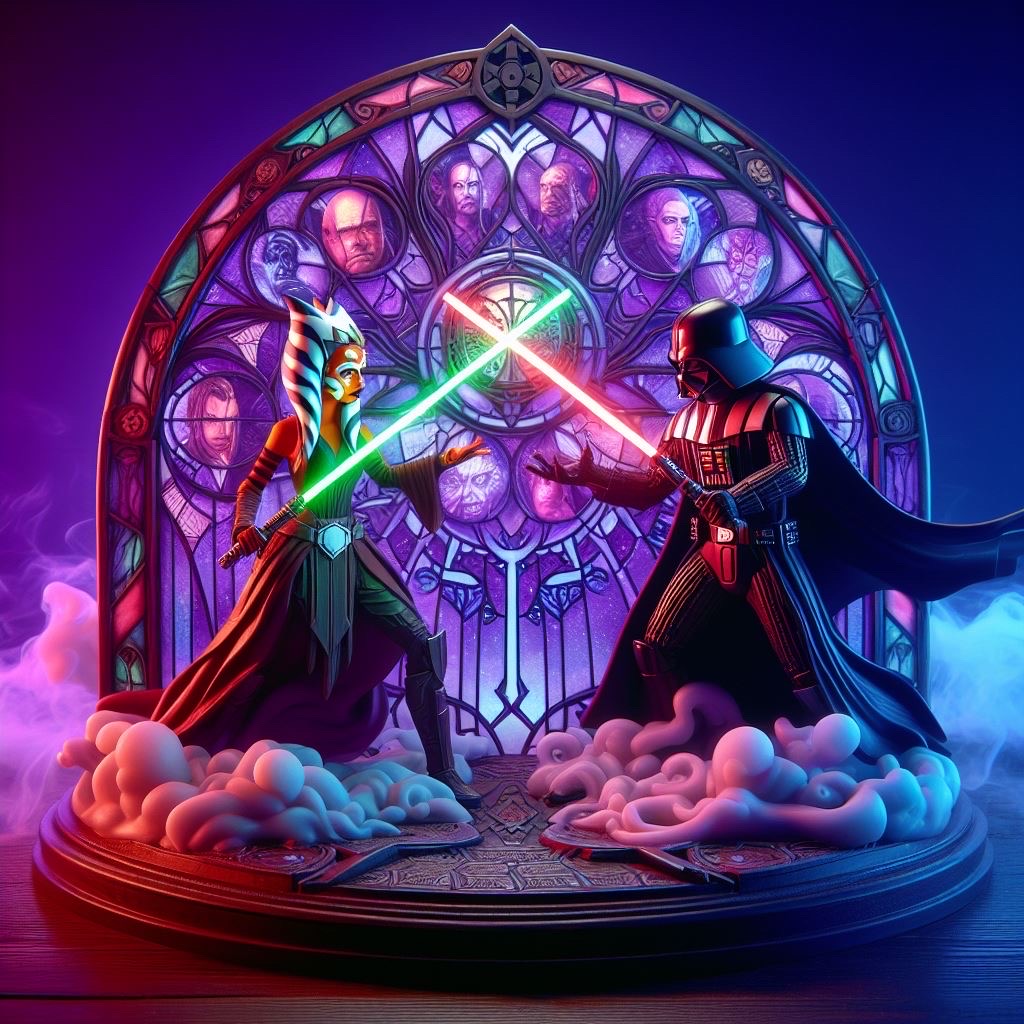 Ahsoka Vs Darth Vader 2 By Steveo Hart On Deviantart