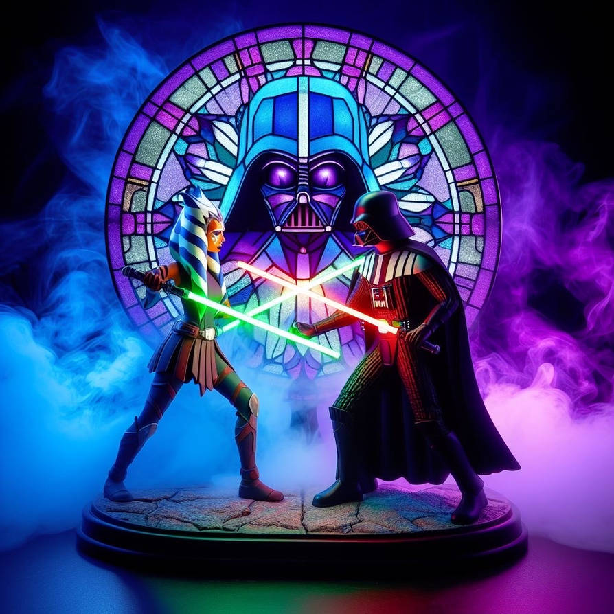 Ahsoka Vs Darth Vader 6 By Steveo Hart On Deviantart