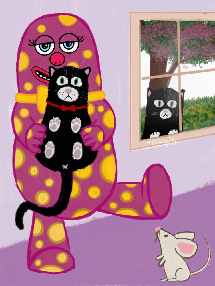 Mr Blobbys Cat Collaboration With Mrblobby By Missyjs On Deviantart
