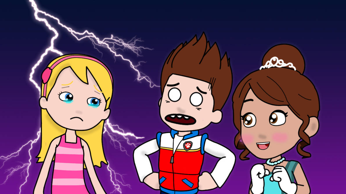Paw Patrol Ryder Katie And Princess Barkingburg By Biuchoco On Deviantart