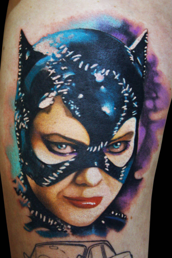 Catwoman By Maximolutztattoo On Deviantart