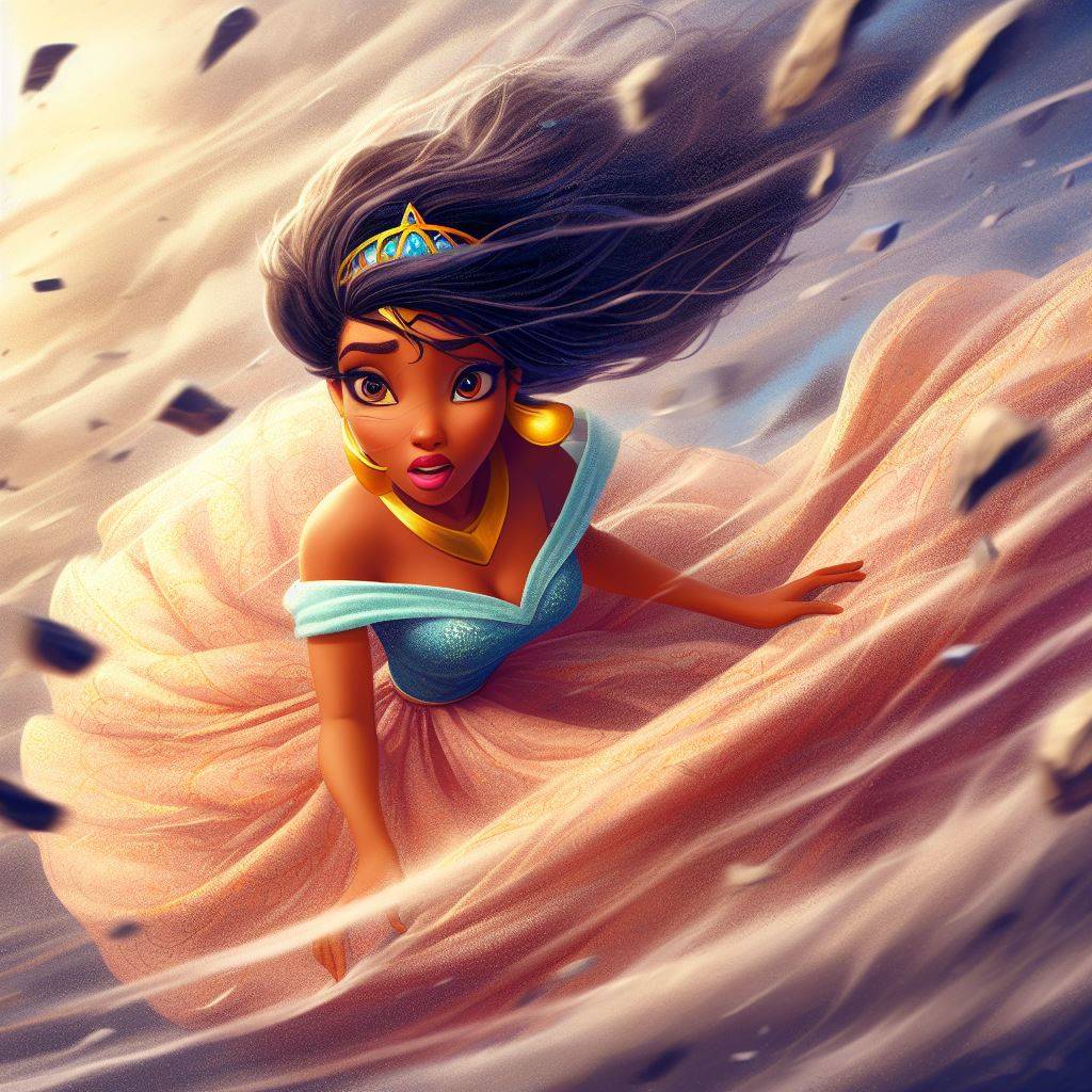 Princess Jasmin In The Eye Of The Tornado By Fumikagee On Deviantart