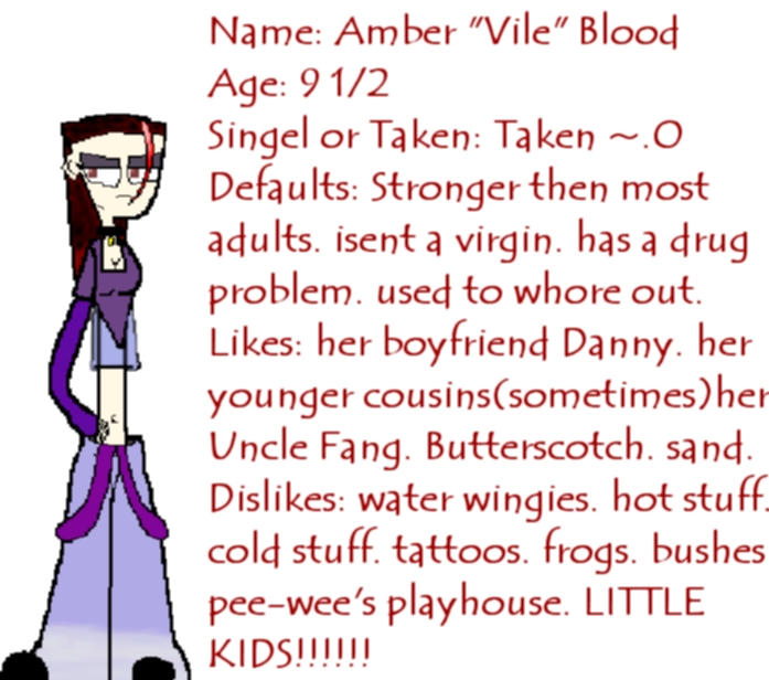 Amber 'Vile' Blood - Revamped by diblover28 on DeviantArt