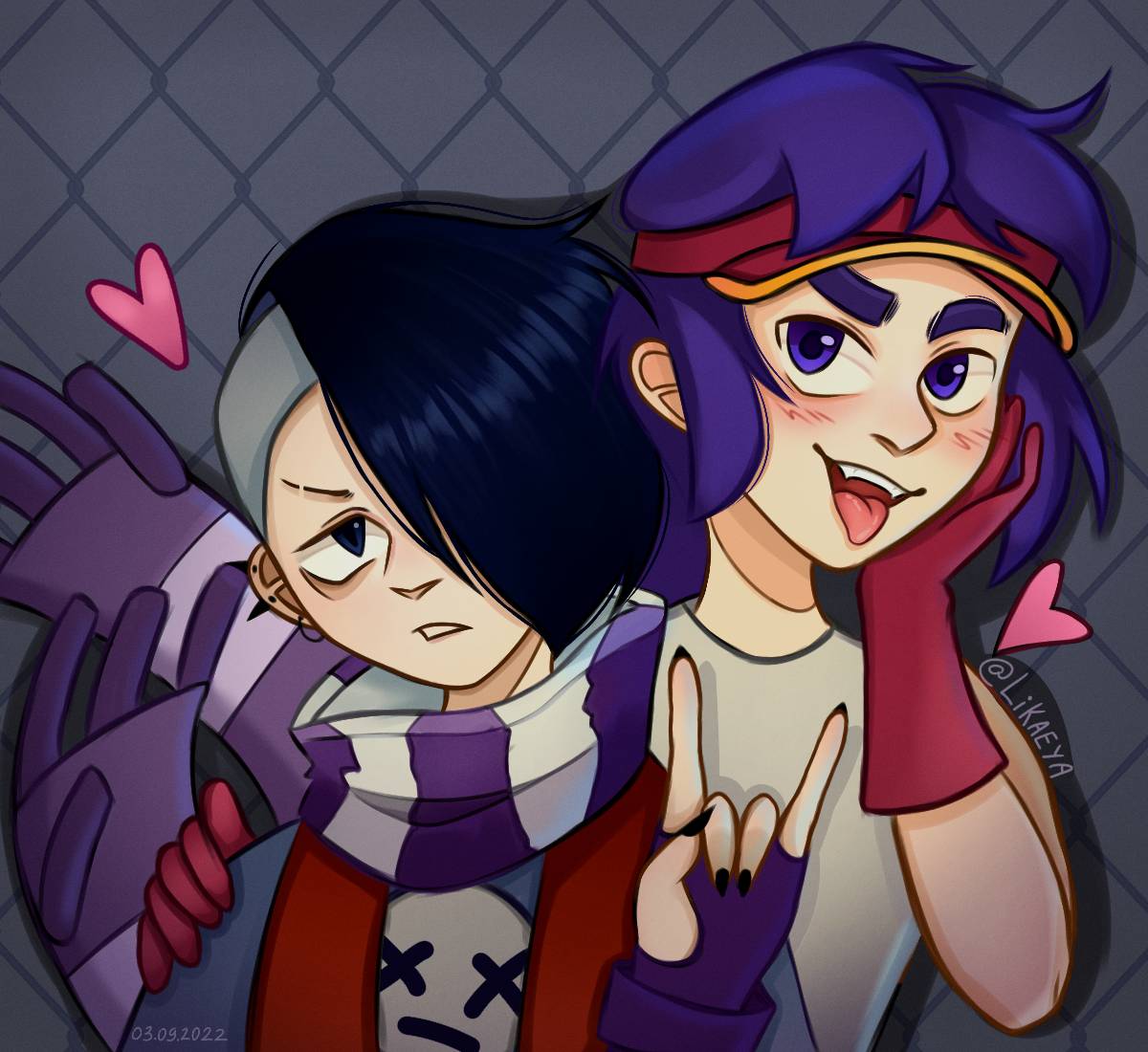 Brawl Stars Edgar And Fang By Likaeya On Deviantart