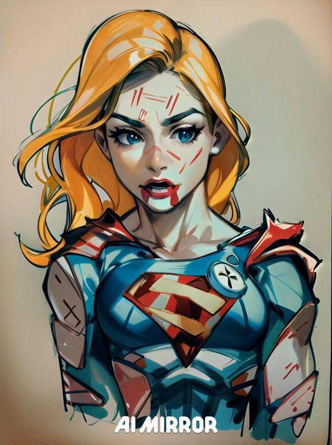 Supergirl Ai By Husainiartdrawing On Deviantart