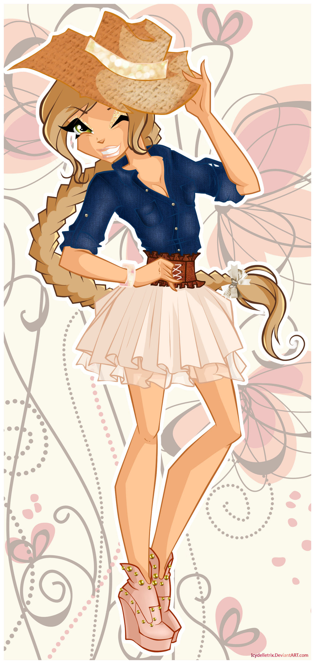 Commission Aurelia Cowgirl By Icydelletrix On Deviantart