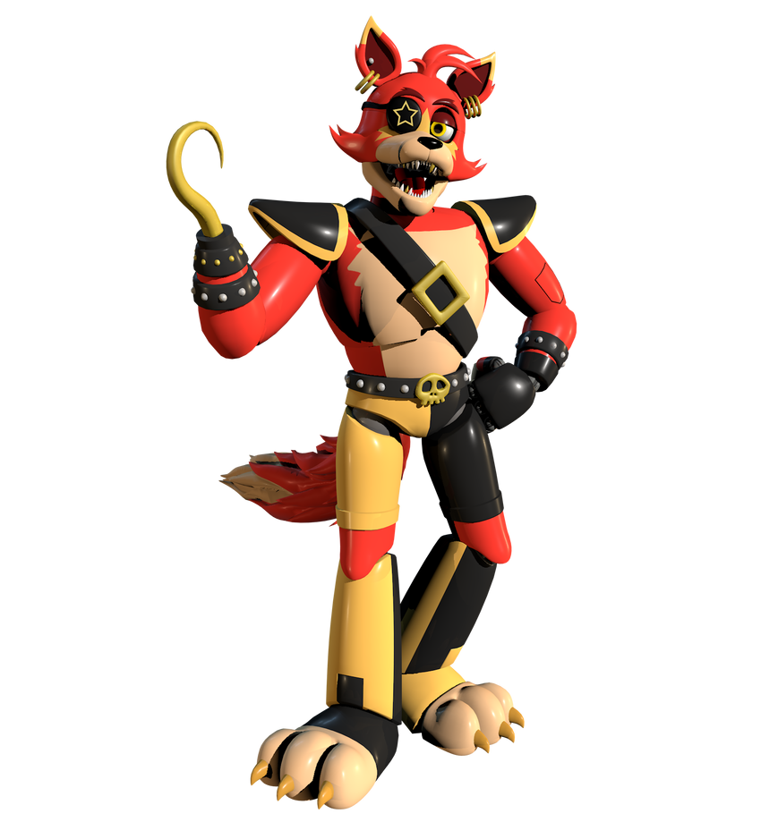 C4d Glamrock Foxy V3 Design Reveal By Marat1ep On Deviantart