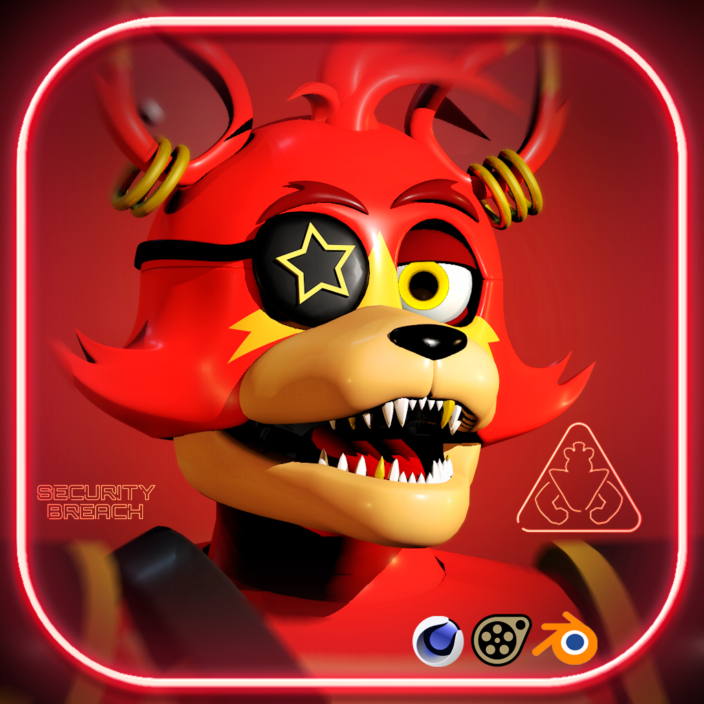 C4dsfmblender Glamrock Foxy Release By Marat1ep On Deviantart