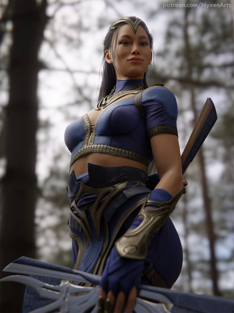 Mk1 Kitana 2 Sfw By Nyxenartz On Deviantart