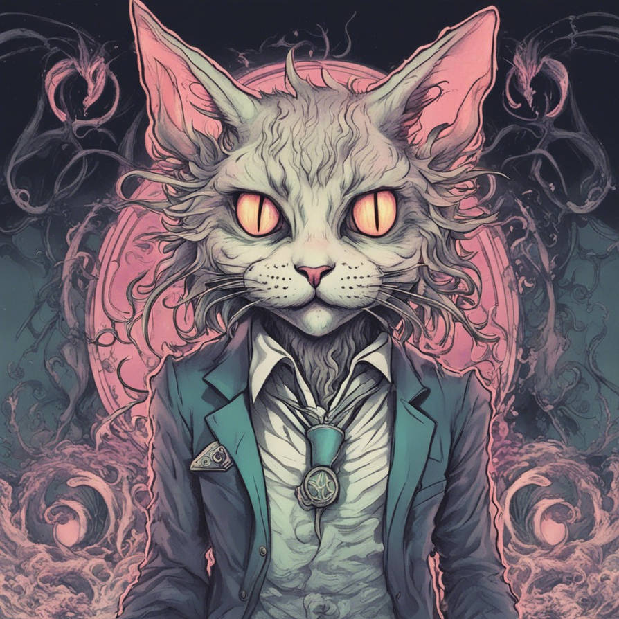 Hp Lovecraft Cat By Mort Aux Arts On Deviantart