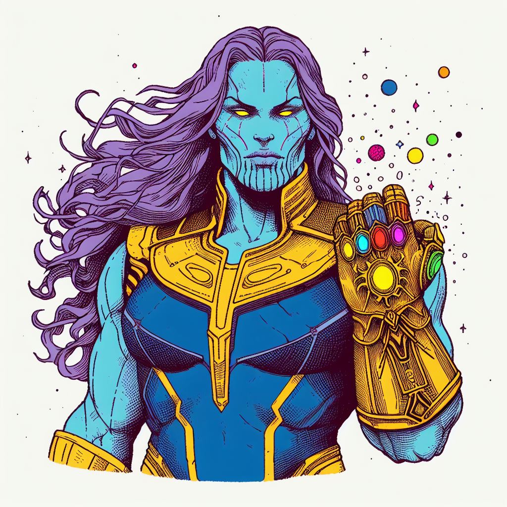Female Thanos by mort-aux-arts on DeviantArt Female Thanos by mort-aux-arts on DeviantArt