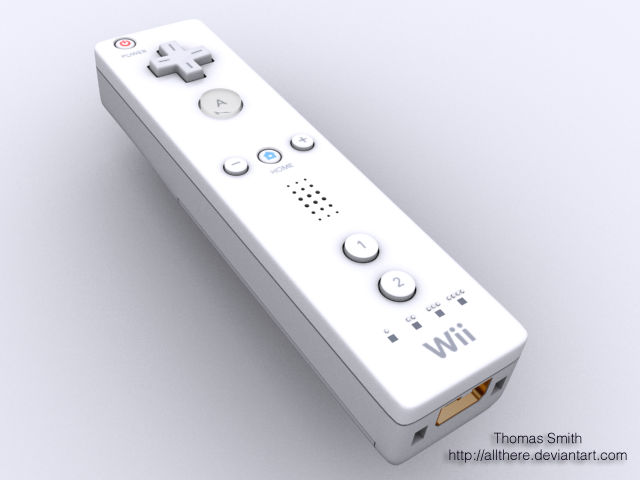 Nintendo Wii Remote 3D Model by AllThere on DeviantArt