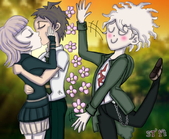 Hajime X Chiaki Ft Nagito By Vyletsalterego On Deviantart