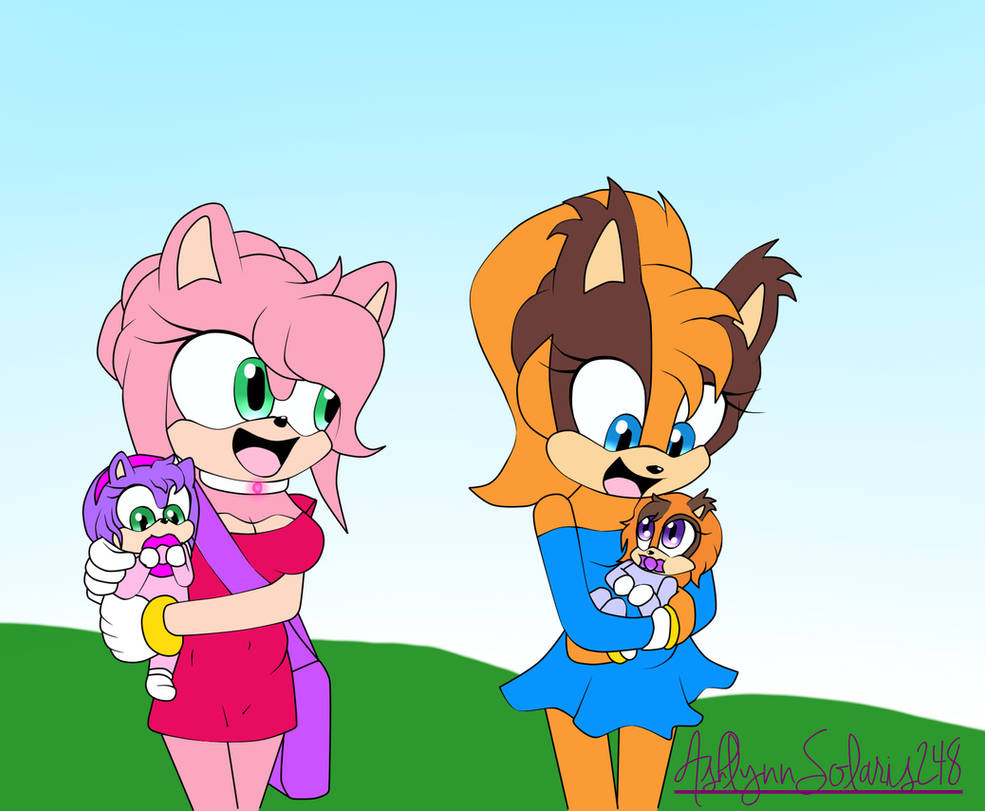 Amy And Sticks By Ashlynnsolaris248 On Deviantart