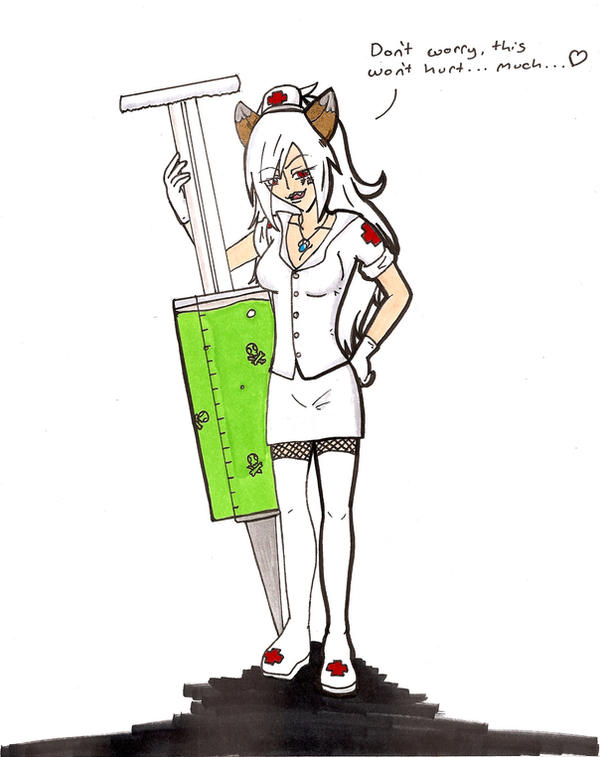 Evil Nurse Neko by KittyKillAll-Art on DeviantArt