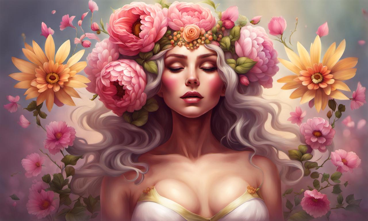 Sexy Flower Goddess By Kcmaurya On Deviantart